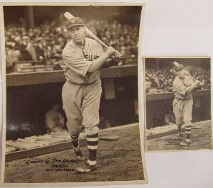 Original Charles Conlon photo used to make the Lew Fonseca card for th ...